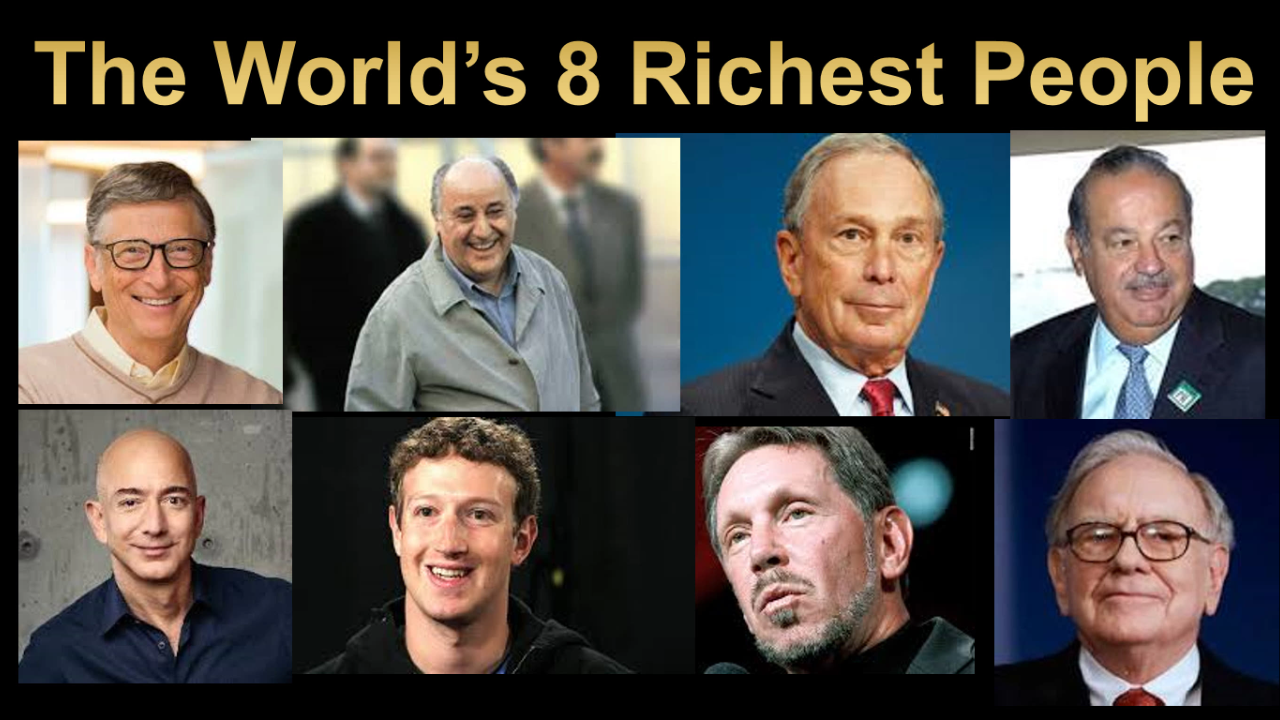 The 8 Richest People in the World - Avoid the Poverty Trap